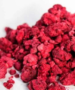Freeze Dried Whole and Broken Raspberries - Honeyberry International