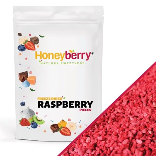 Freeze Dried Raspberry Pieces - Honeyberry International