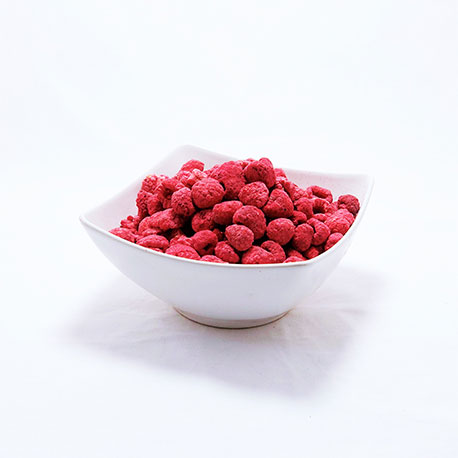 Freeze Dried Whole and Broken Raspberries - Honeyberry International