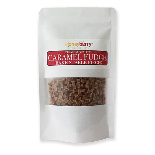 Bake Stable Caramel Fudge Pieces - 5mm pieces - Honeyberry International