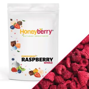 Freeze Dried Whole Raspberries - Honeyberry International