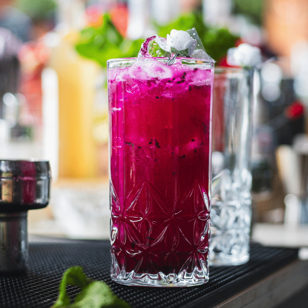 Tropical Pink Dragon Fruit Drink - Honeyberry Solutions