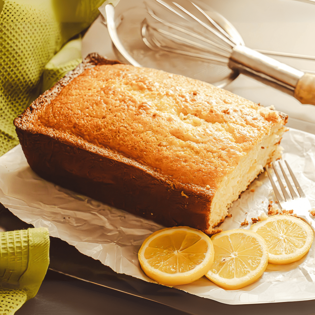Lemon Drizzle Loaf Cake - Honeyberry Solutions